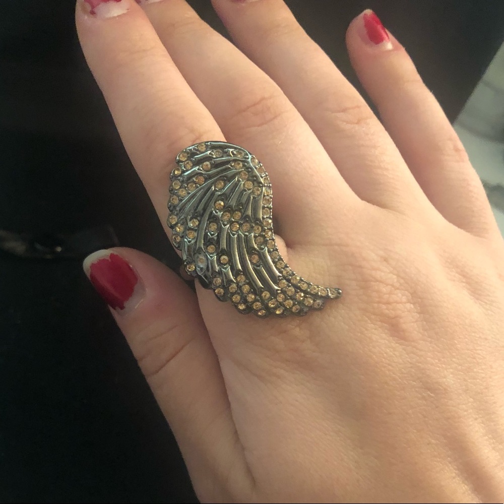 Heidi Klum Heavenly Angel Wing Ring - Gem